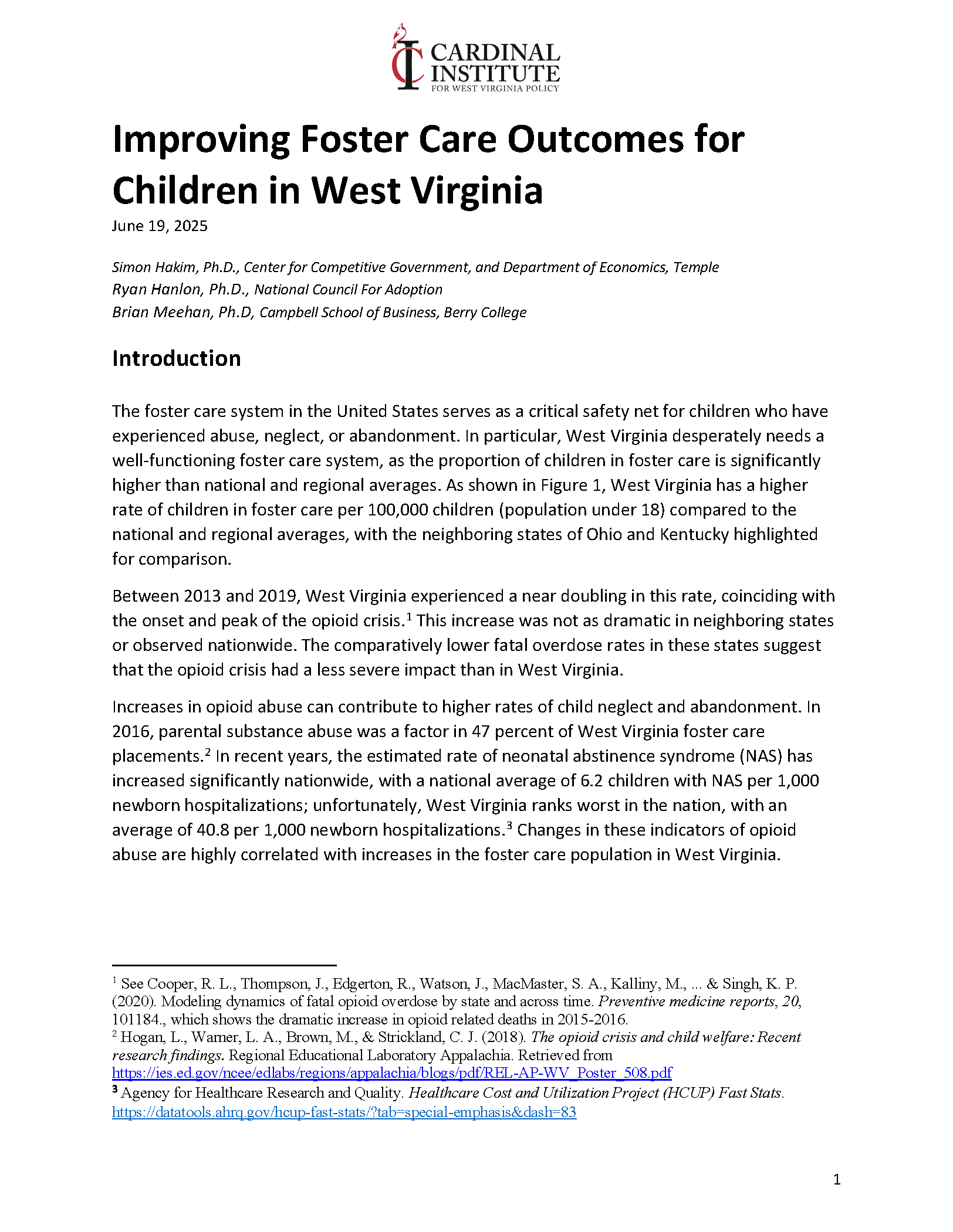 Research - Cardinal Institute