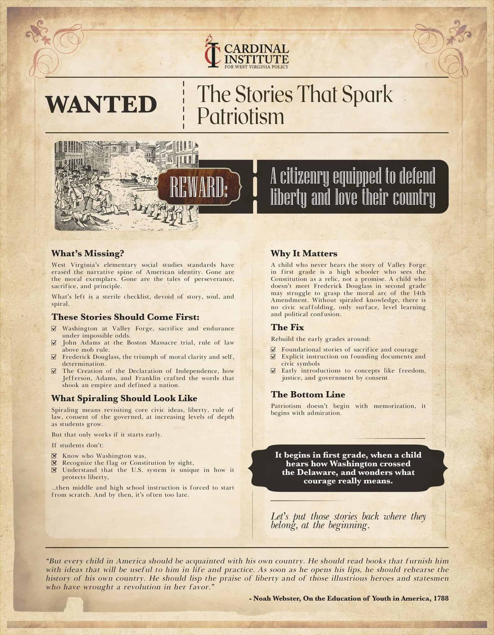Wanted: Missing Civics Standards - Cardinal Institute